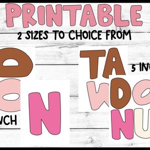 Donut Themed Bulletin Board Kit: Teacher Resource (printable PDF) - Etsy