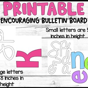 Spread Kindness Like Confetti Printable Bulletin Board, DIY Project ...