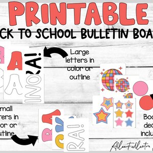 In Our Back to School Era Bulletin Board Kit, Printable Kit - Etsy