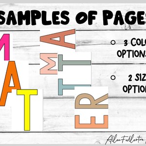 DIGITAL YOU MATTER, Clock Decor, Classroom Decorations, Wall Letters ...