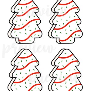 Christmas Cake Bulletin Board Kit: Printable Holiday Decor (digital ...