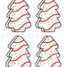 Christmas Cake Bulletin Board Kit: Printable Holiday Decor (digital ...