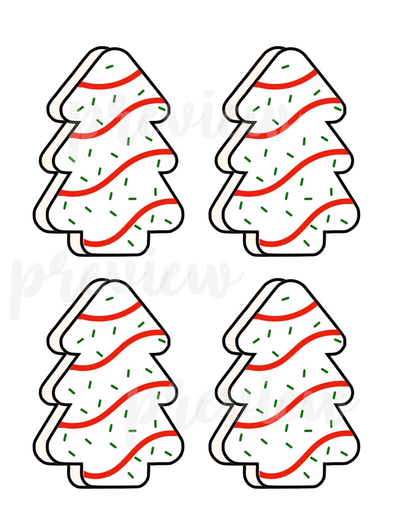 Christmas Cake Bulletin Board Kit: Printable Holiday Decor (digital ...
