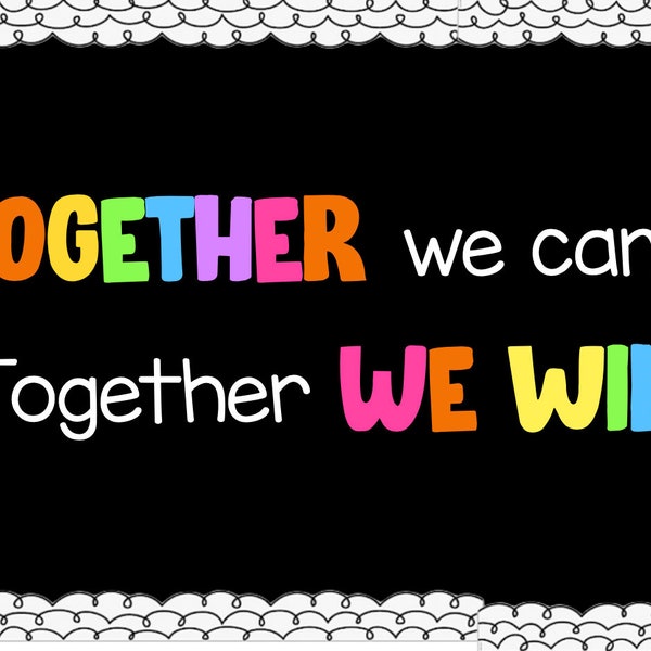Together We Can - Etsy