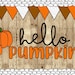 Hello Fall Printable Bulletin Board Digital File Fall Decor - Etsy