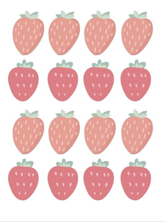 Strawberry Birthday Bulletin Board: Classroom Decor (digital Download ...