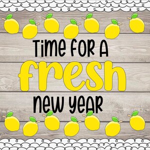 Lemony Fresh Classroom Bulletin Board Kit (printable) - Etsy