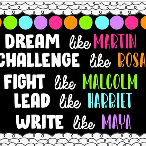 Black History Month Bulletin Board Kit: MLK Day Printable (digital ...