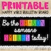 Be the Reason Someone Smiles Today!, Digital Bulletin Board, Printable ...