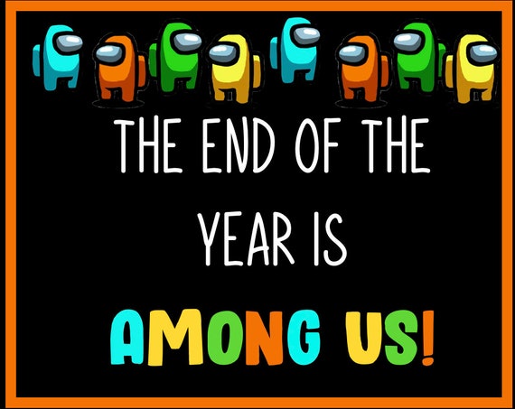 Among Us DIGITAL Bulletin Board End of the year bulletin | Etsy