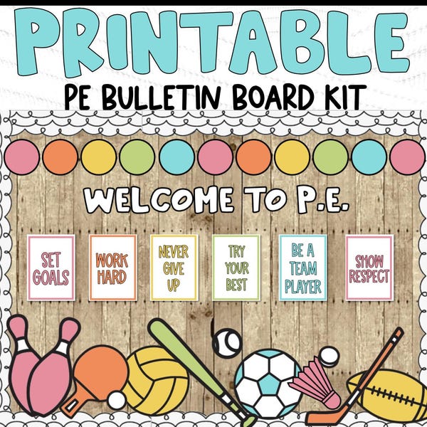 Football Themed Bulletin Board - Etsy