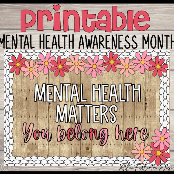 Mental Health Bulletin Board - Etsy