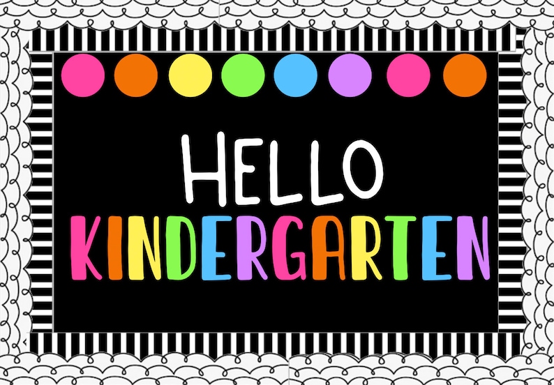 Hello Grade Level, Welcome Sign, Back to School - Etsy