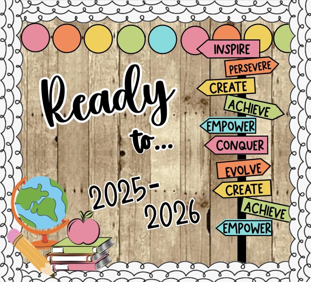 Back to School Bulletin Board Kit: Printable Teacher Resource (PDF ...