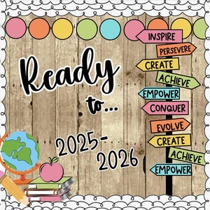 Back to School Bulletin Board Kit: Printable Teacher Resource (PDF ...