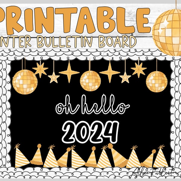New Year Bulletin Boards - Etsy