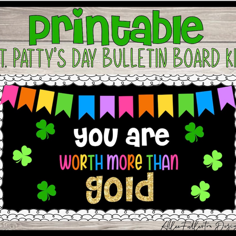 St. Patricks Day Bulletin Board - Etsy