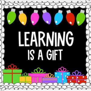 Colorful Christmas Bulletin Board Kit: Classroom Decor (digital ...