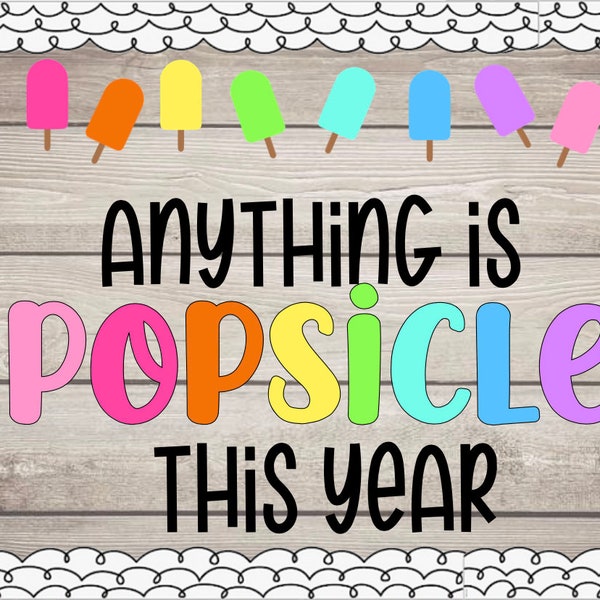 Popsicle Bulletin Board - Etsy