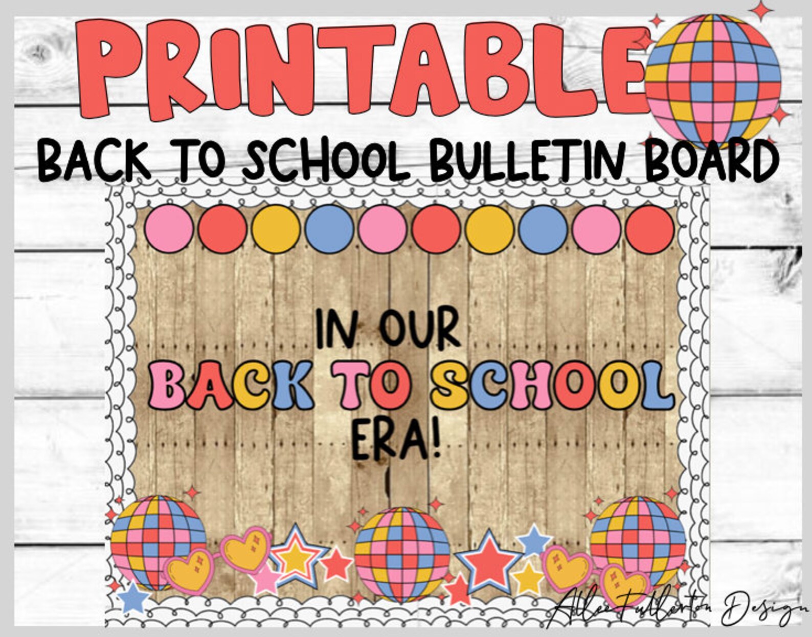 In Our Back to School Era Bulletin Board Kit, Printable Kit - Etsy