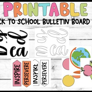 Back to School Bulletin Board Kit: Printable Teacher Resource (PDF ...