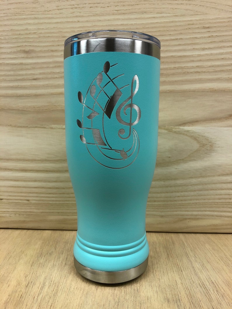 Treble Clef Music Notes Laser Engraved 20 Oz. Pilsner - Etsy