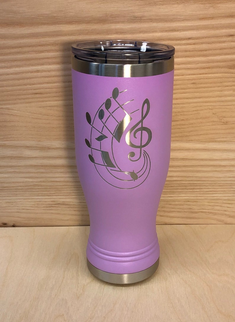 Treble Clef Music Notes Laser Engraved 20 Oz. Pilsner - Etsy