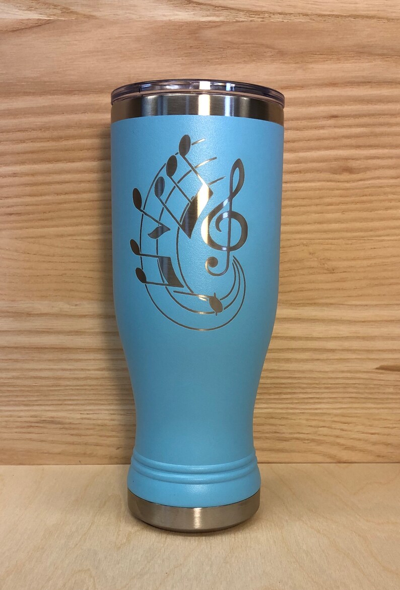 Treble Clef Music Notes Laser Engraved 20 Oz. Pilsner - Etsy