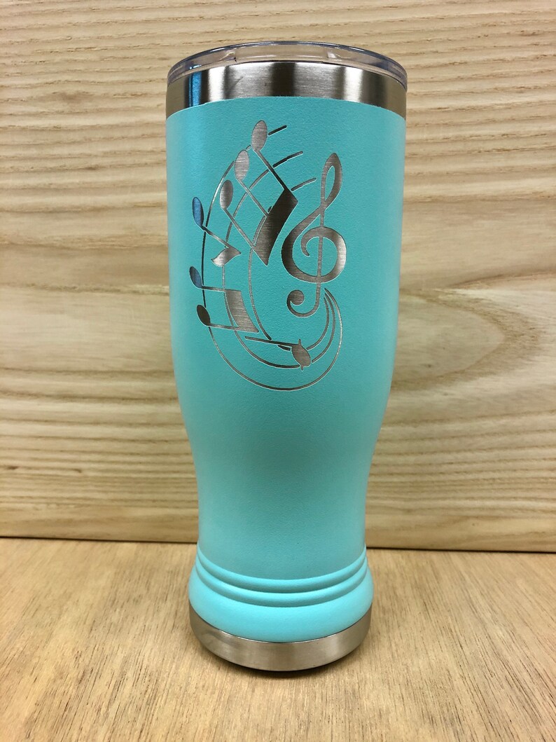 Treble Clef Music Notes Laser Engraved 20 Oz. Pilsner - Etsy