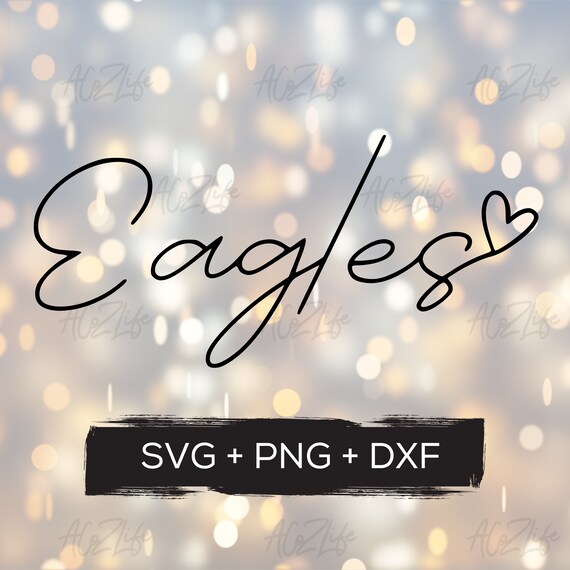 Eagles SVG PNG DXF Cut File Team Sports | Etsy