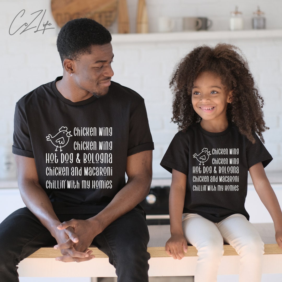 Chicken Wing Chicken Wing- Adult/youth Short Sleeve T-shirt - Etsy