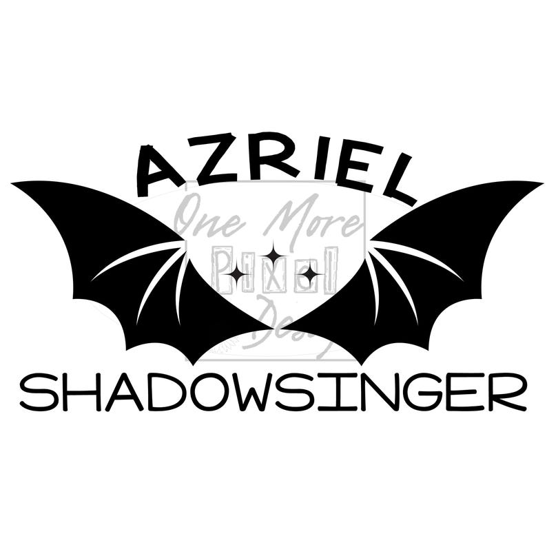 ACOTAR Azriel Shadowsinger Bat Boys PNG JPG Digital Download - Etsy Australia