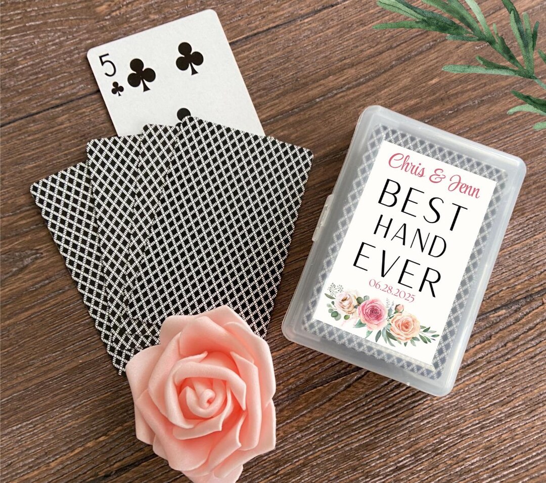 145 Decks of Playing Cards Wedding Favors/personalized Playing Card ...