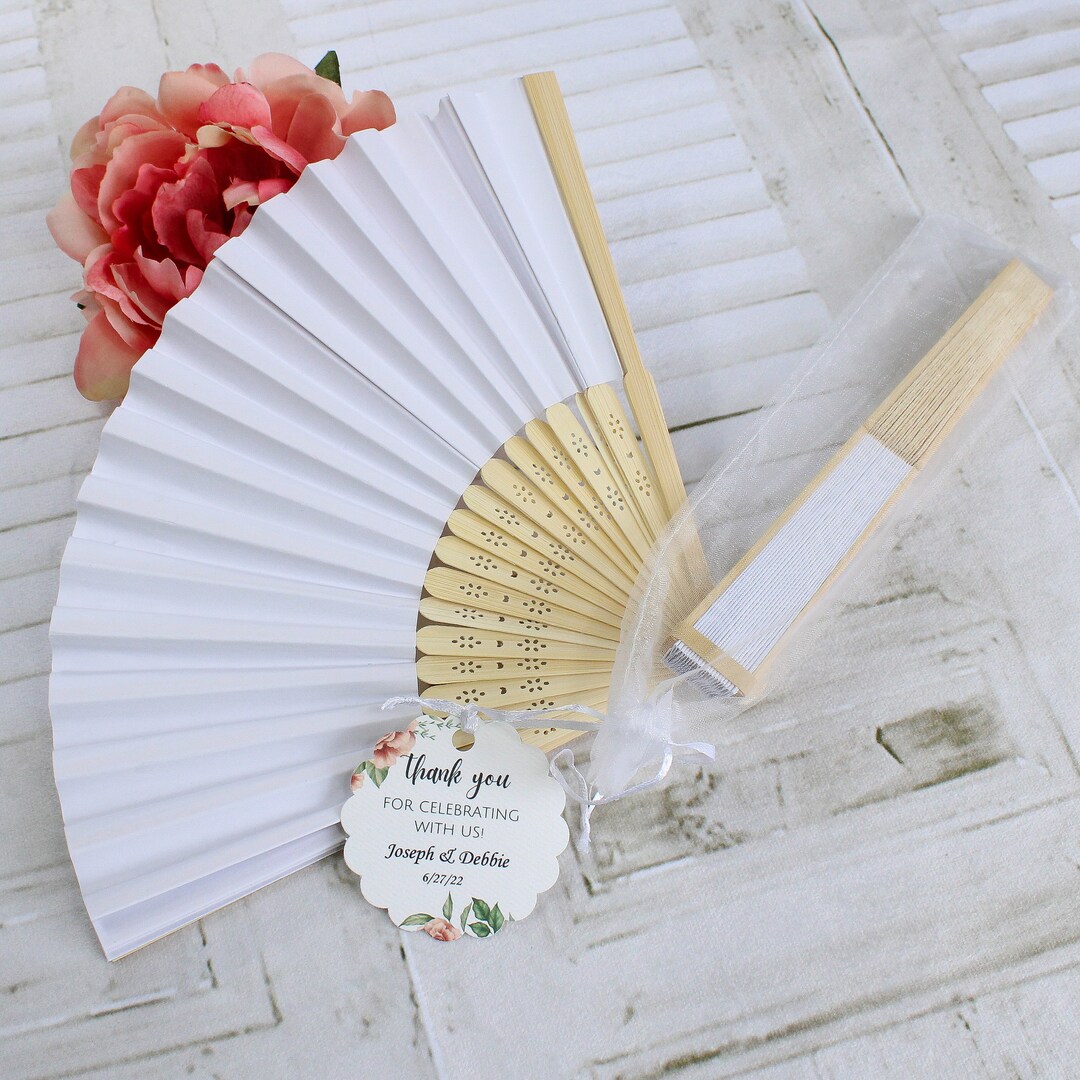 Hand Fan Wedding Favors personalized Hand Fan Favors wedding Favors party Favors Etsy
