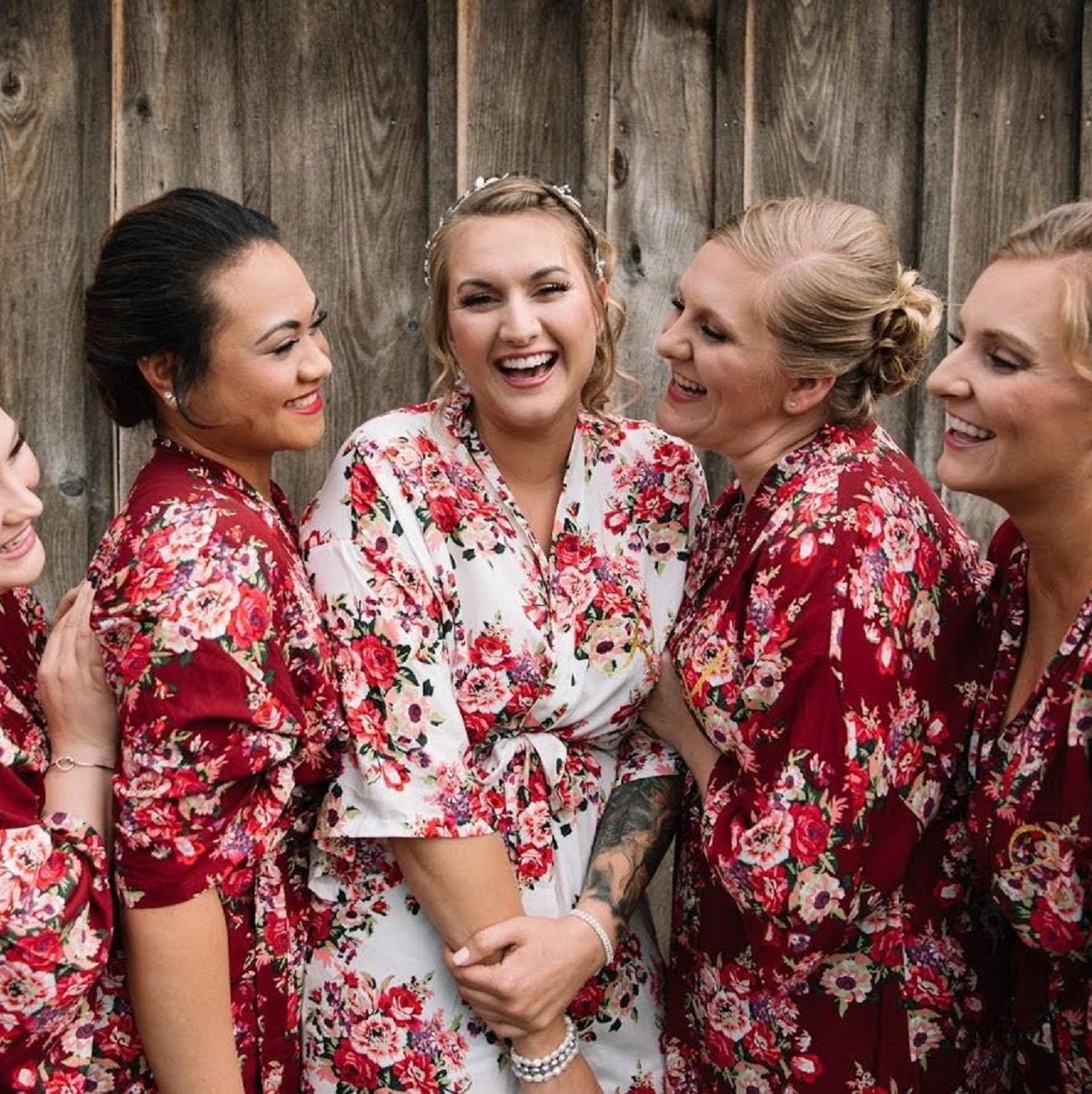 Red Pineapple Express Kimono