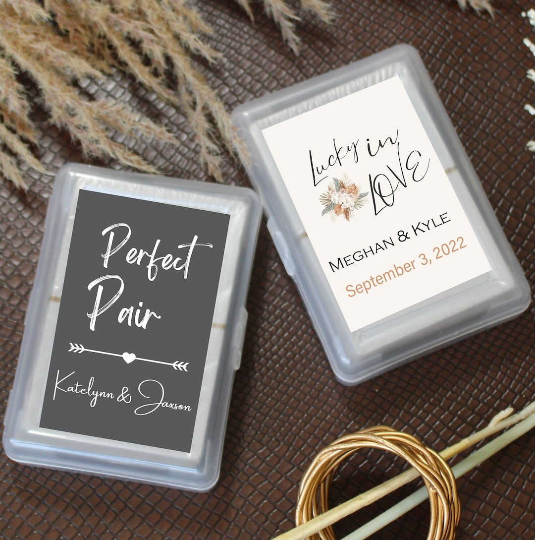 Playing Cards Wedding Favors/customized Playing Cards/bulk Wedding ...