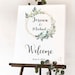Custom Wedding Sign Canvas Wedding Sign Welcome Wedding Sign - Etsy