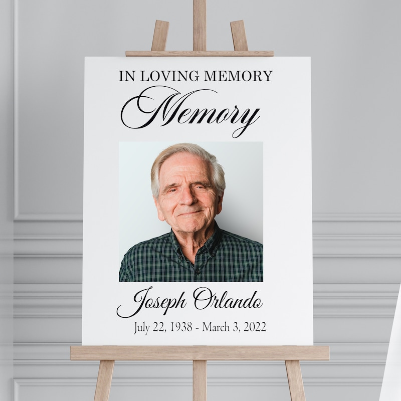Funeral Memory Board - Etsy