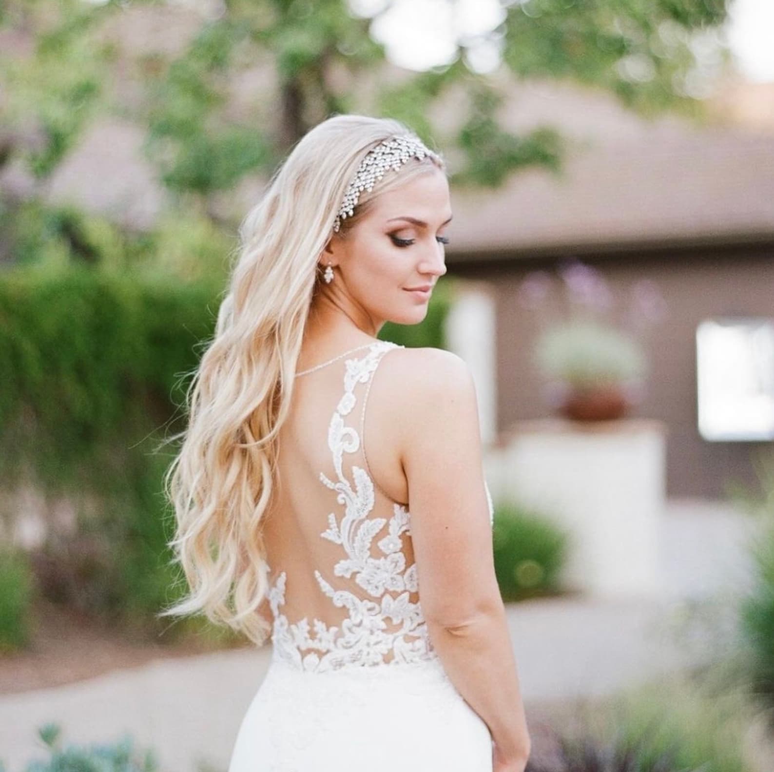 FIONA Bridal Headband, Swarovski Bridal Headband, Elegant Headband ...