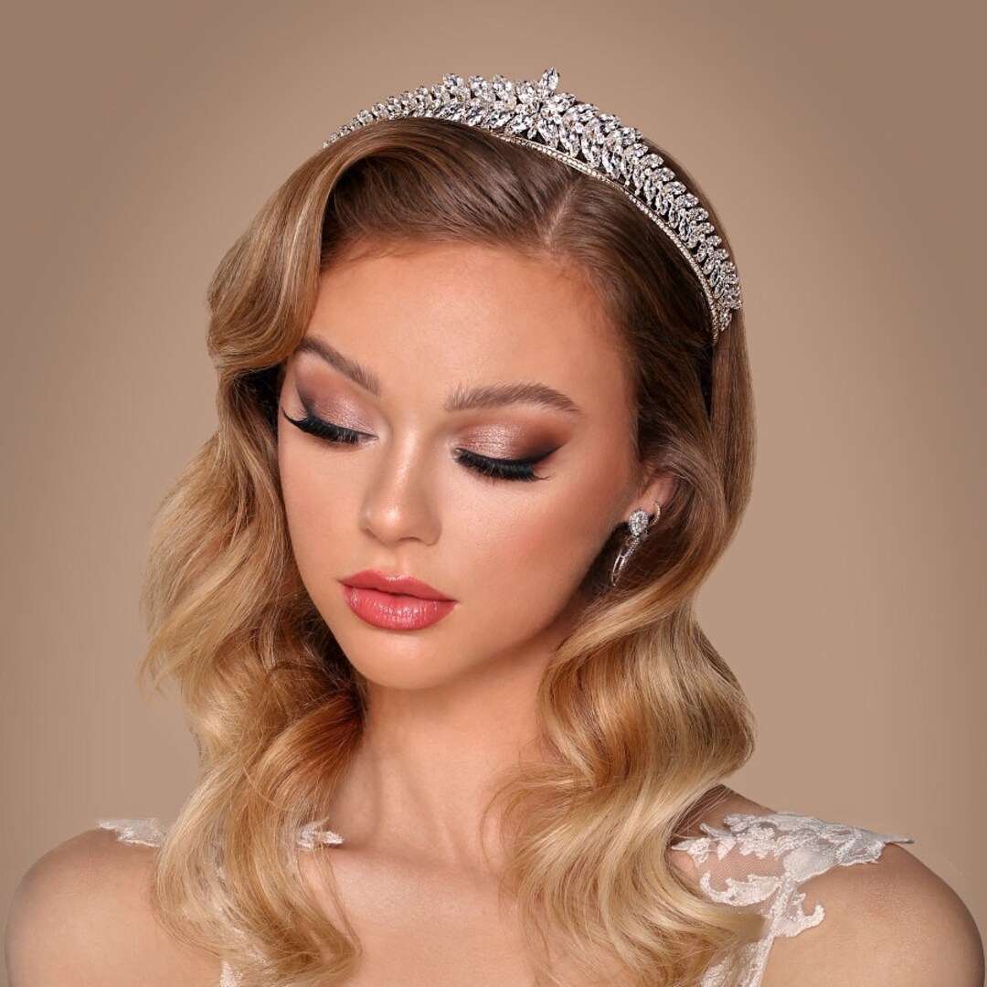 MADALENA Tiara - Majestic - Made to Order - Tiara Handcrafted With ...