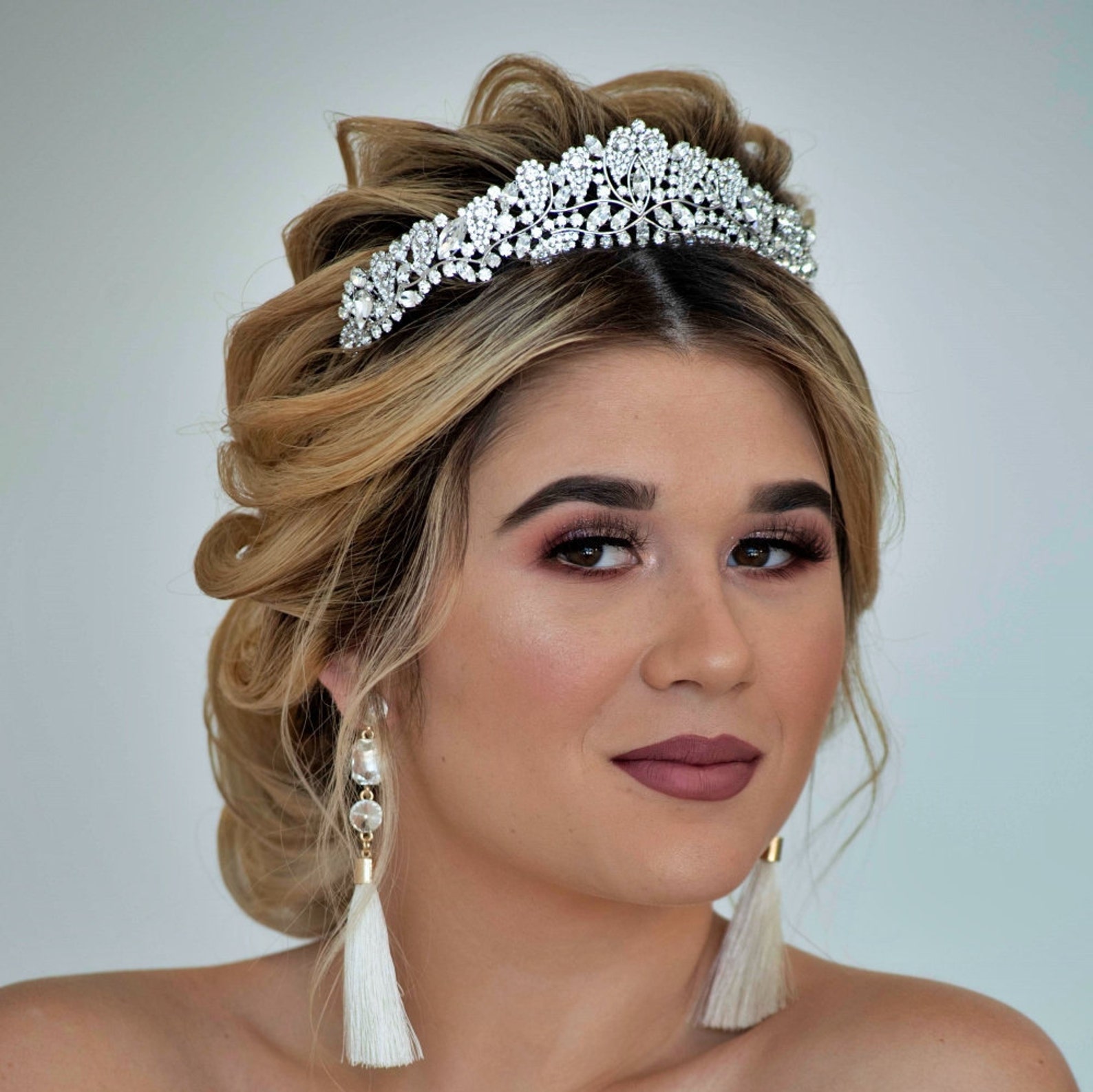 RAE CROWN. SWAROVSKI Princess Bridal Crown Small This is a - Etsy