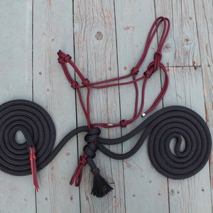 Rope Halter & Mecates - Natural Horsemanship Hackamore - 21 Colors - 2 ...