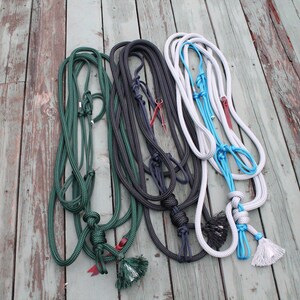 Rope Halter & Mecates - Natural Horsemanship Hackamore - 21 Colors - 2 ...