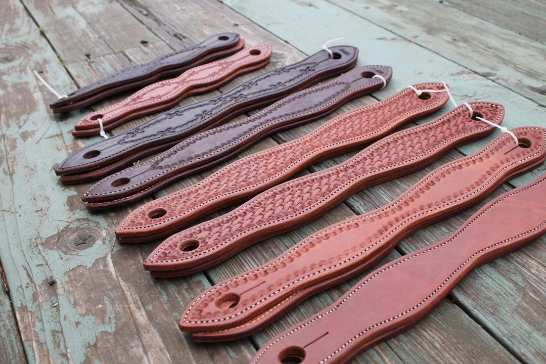 Slobber Straps - Oiled Harness Leather - READY TO SHIP - Etsy