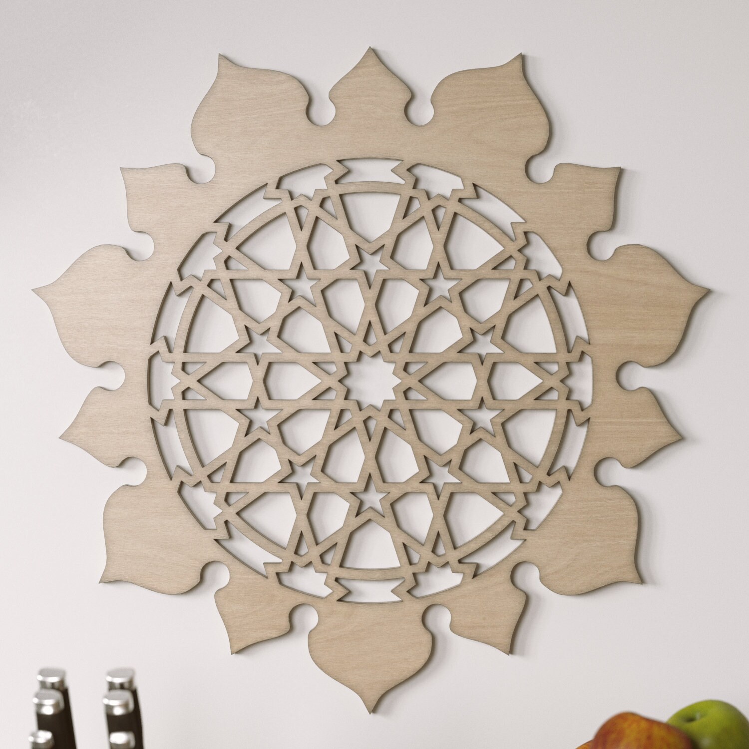 Decorative Wood Lattice Arab Decoration SHAMS Model - Etsy
