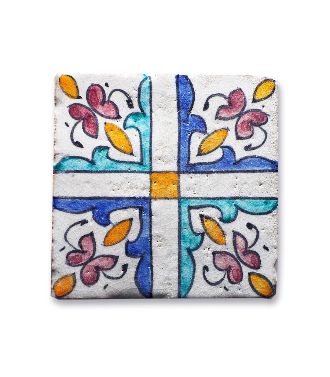 Andalusian Tile 10 Cm Handmade Model 11azulejo-011 - Etsy