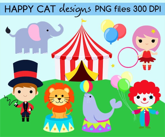 Etsy Circus Clipart For Kids