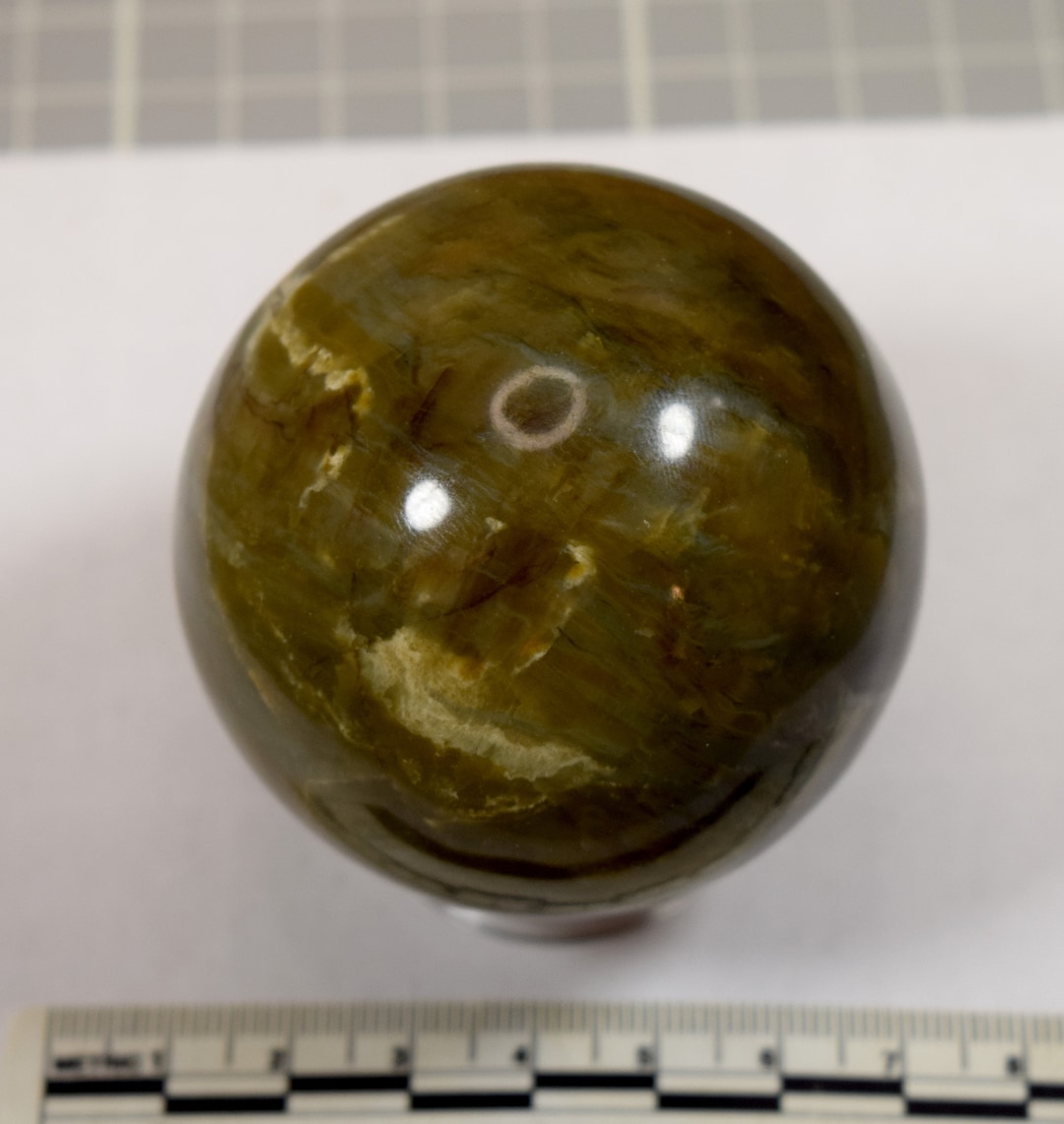 Handcrafted Arizona Pietersite Sphere 2.25 Inch Chatoyant Serpentine ...
