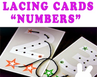 Lacing Cards Printable - Etsy