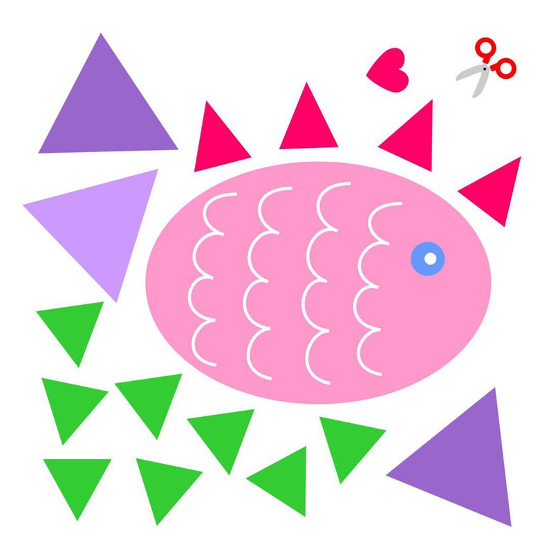 Printable Crafts for Kids Cut and Paste Crafts Home School - Etsy